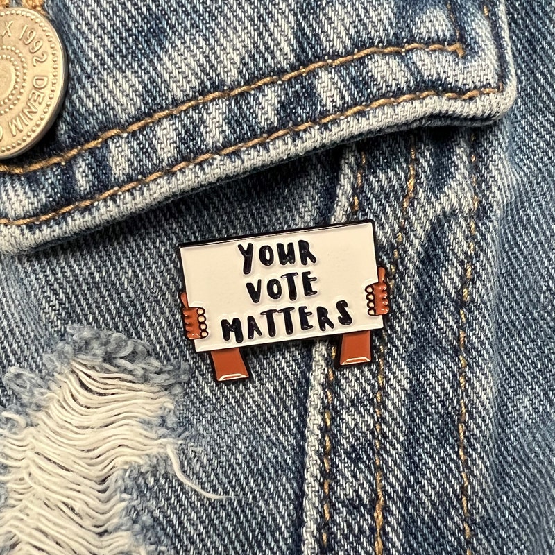 I Voted Voting Pin - Etsy