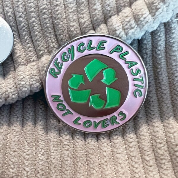 Recycle Pins - Etsy