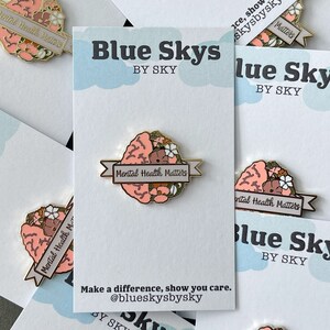 Mental Health Matters Enamel Lapel Pin - Etsy