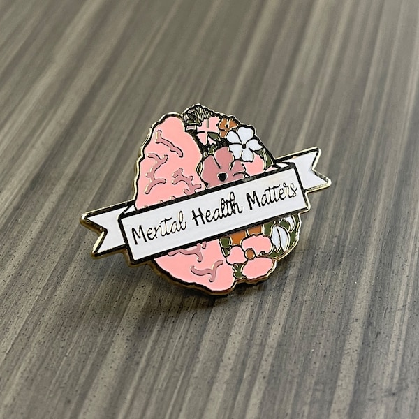 Self Care Enamel Pin - Etsy