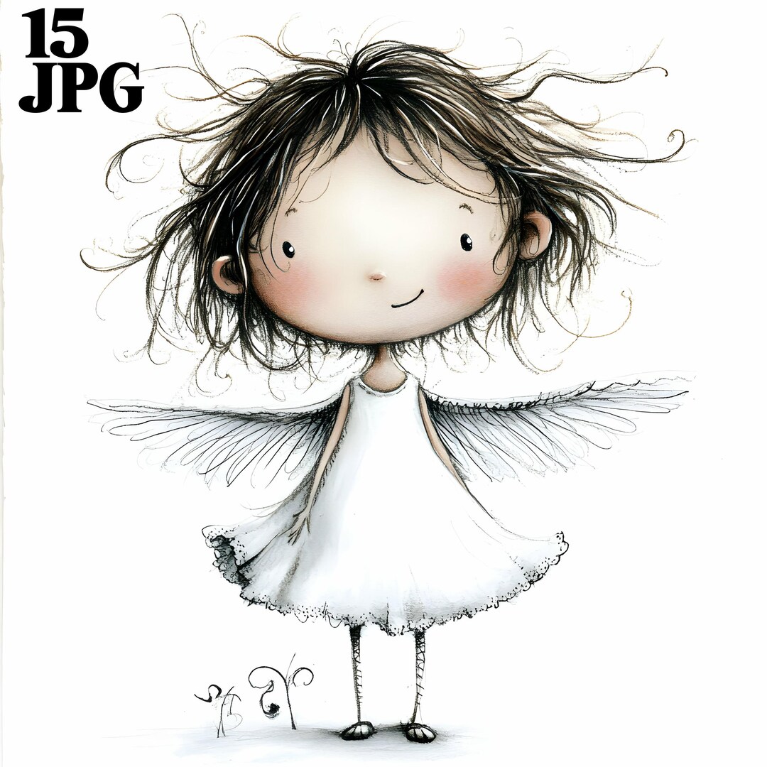 15 Quirky Christmas Angel, Whimsical Angel, Whimsical Christmas ...