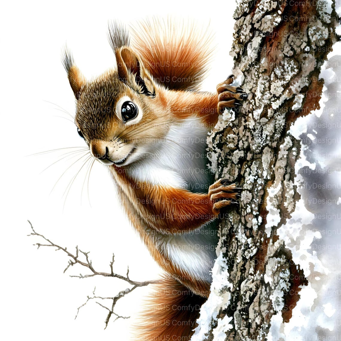 20 Squirrel Clipart, Squirrel Graphics, Nature Nursery, Wildlife ...