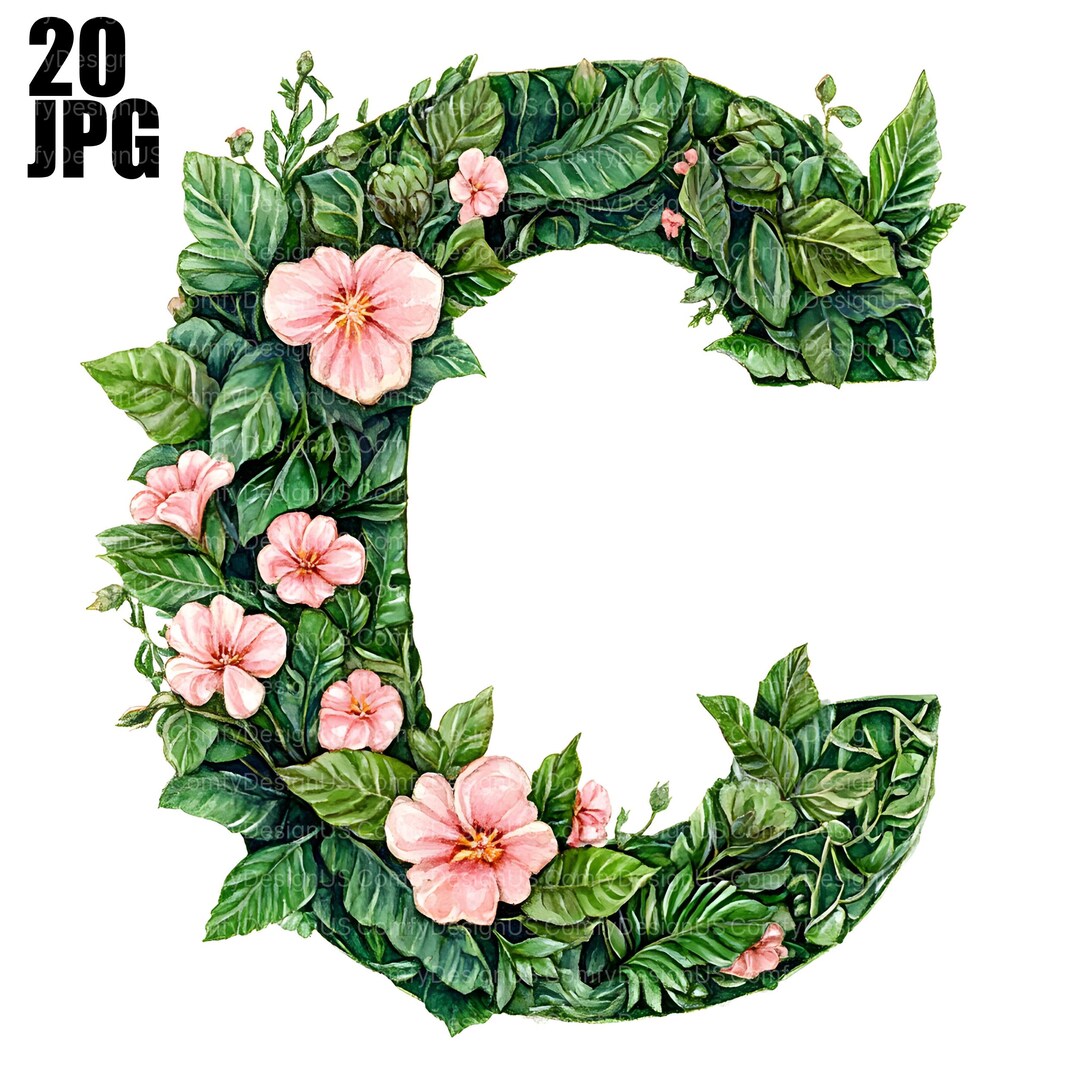 20 Letter C Clipart, Alphabet Clipart, Nursery Clipart, High Quality ...