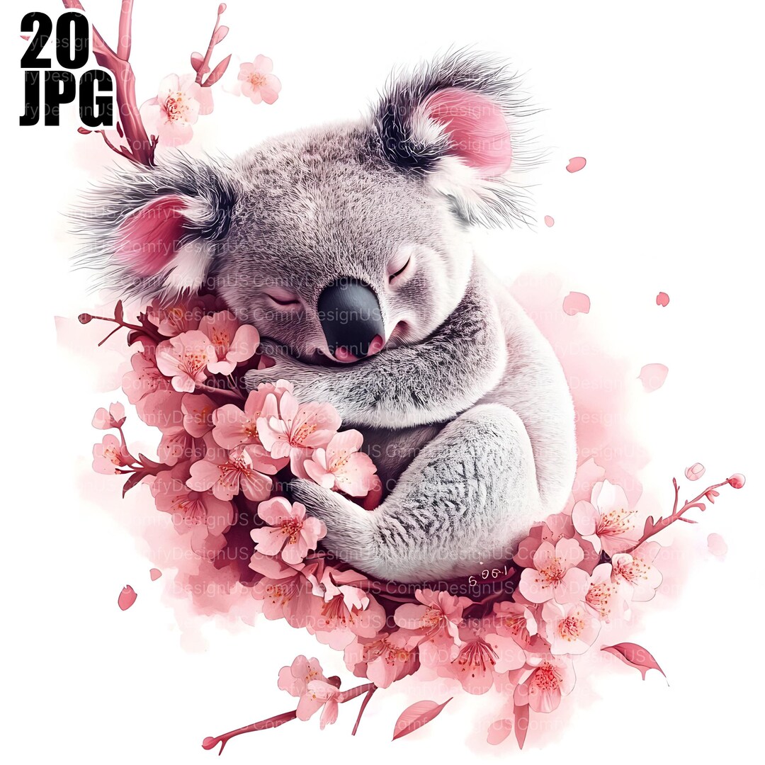 20 Koala Clipart, Cute Koala Graphic, Printable Koala, Australian ...
