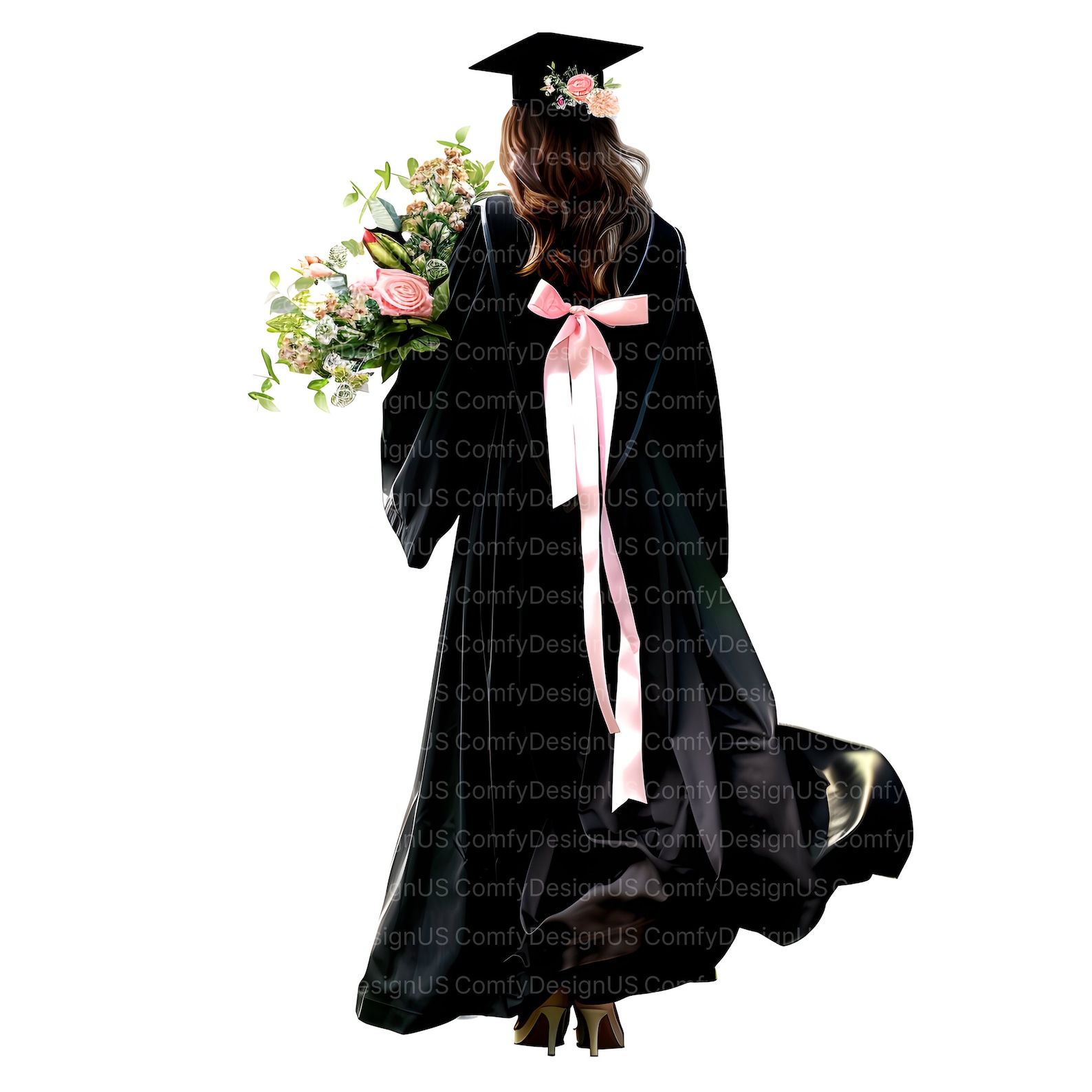 15 Girl Graduation, Student Graduation Clipart, Grad, Printable ...