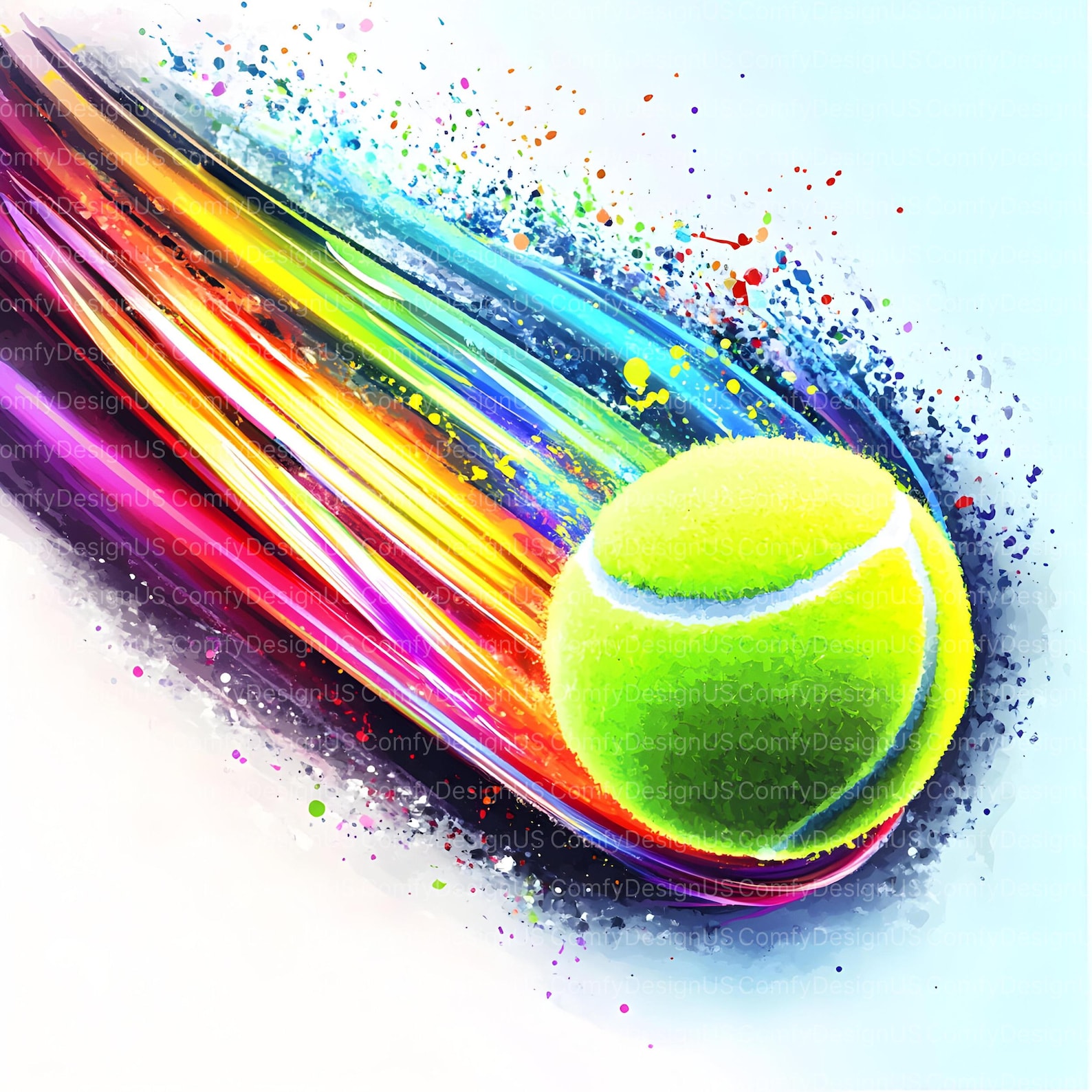20 Tennis Ball Clipart, Tennis Clipart, Neon Tennis Ball, Tennis ...
