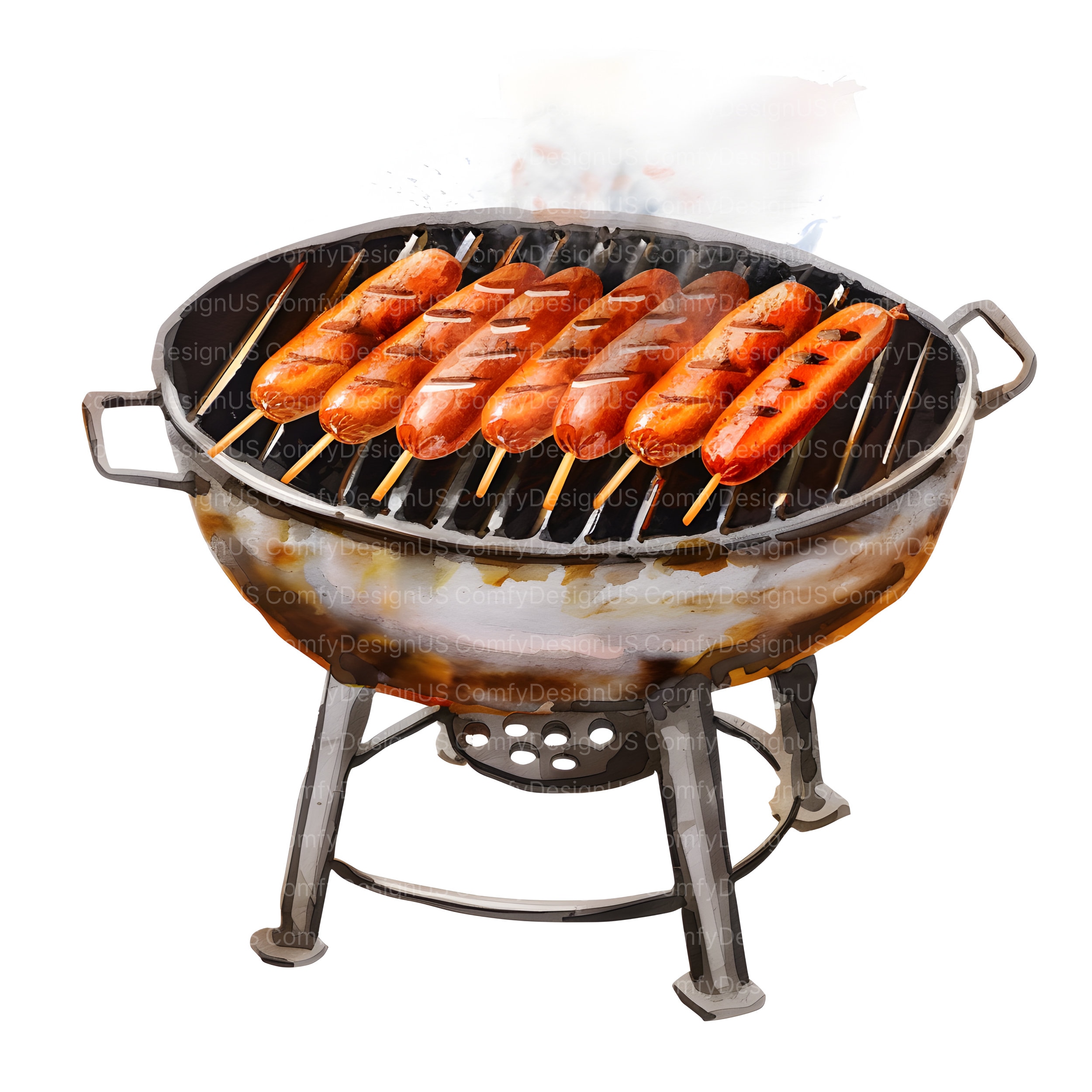 15 Barbecue Clipart, BBQ, Summer Barbecue, Grill Food Clipart ...