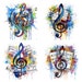 15 Music Notes Clipart, Music Wall Art, Music Notation Clipart ...