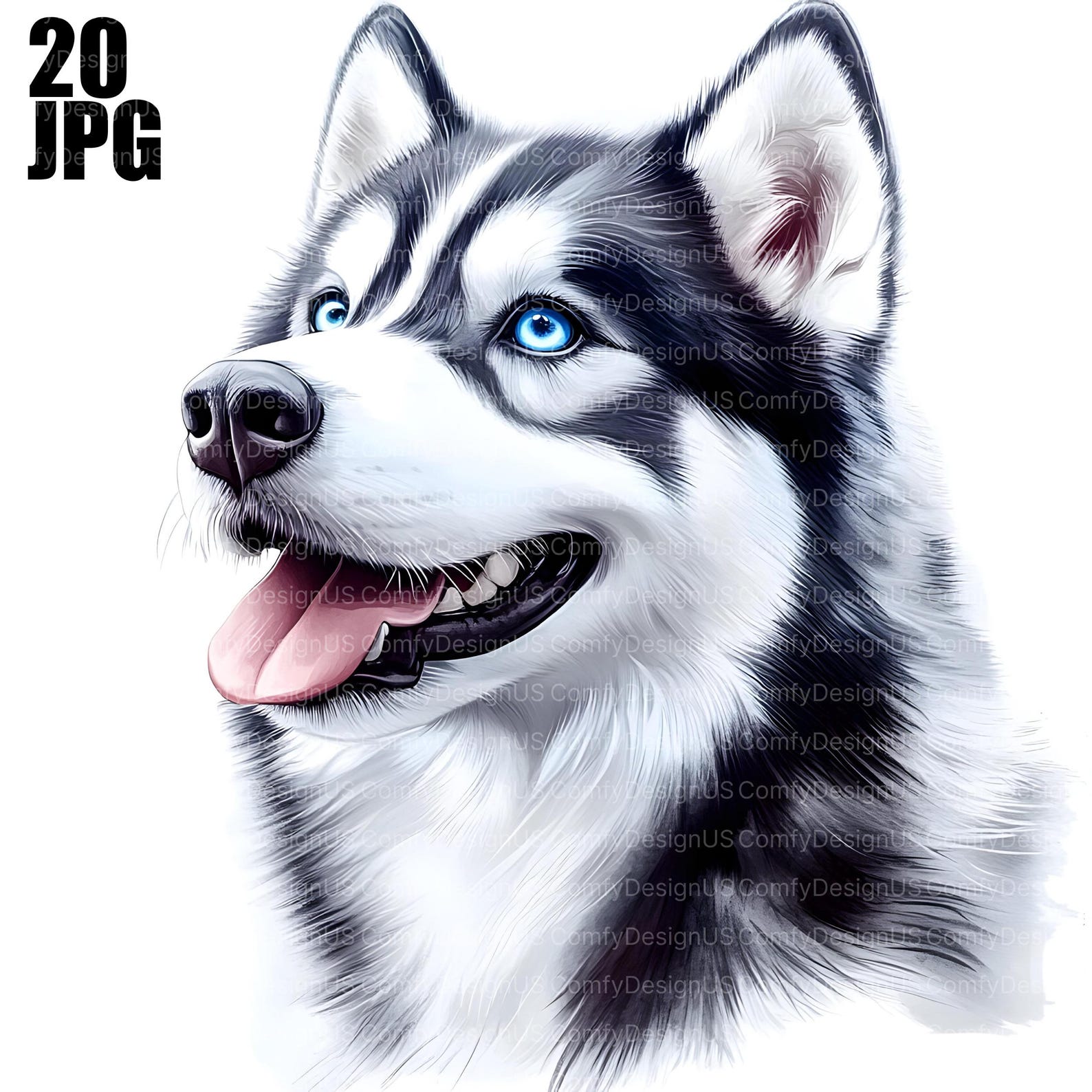 20 Husky Clipart, Siberian Husky, Husky Dog Clipart, Husky Images ...