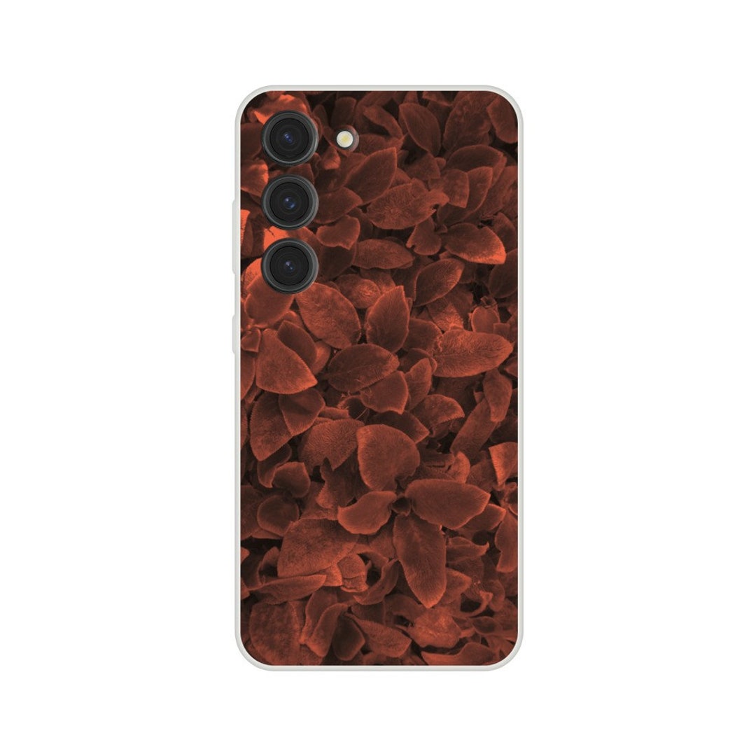 Galaxy Flexi Phone Case With a Scarlet Red Floral Graphic for Multiple ...