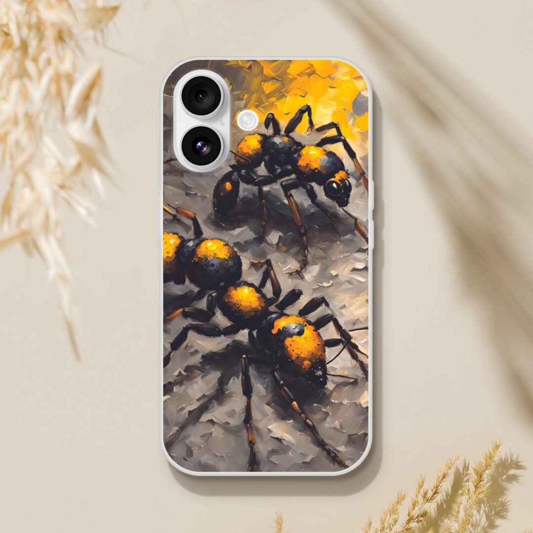Neo-impressionist Ants Design Flexi iPhone Case for Multiple Models ...