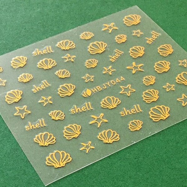 Black Seashell Decals - Etsy