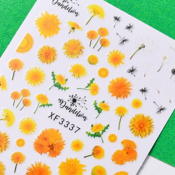 Dandelion Stickers - Etsy