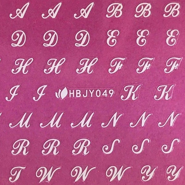 Gold Cursive Stickers - Etsy