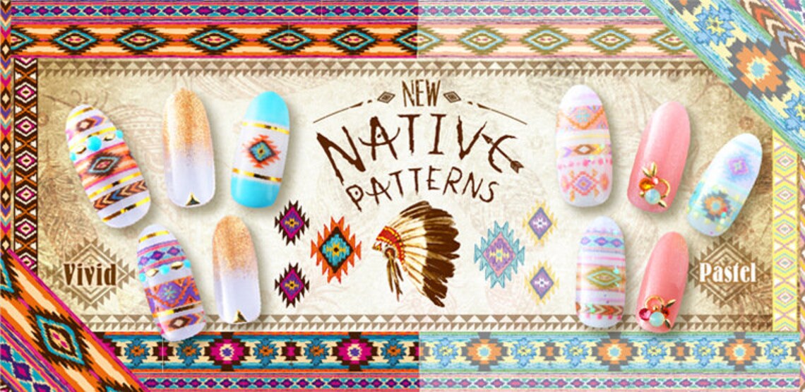 Tribal Native Culture Nail Art Stickers Native American Symbols Tribe ...