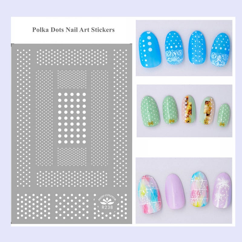 Nail Decal Dot - Etsy