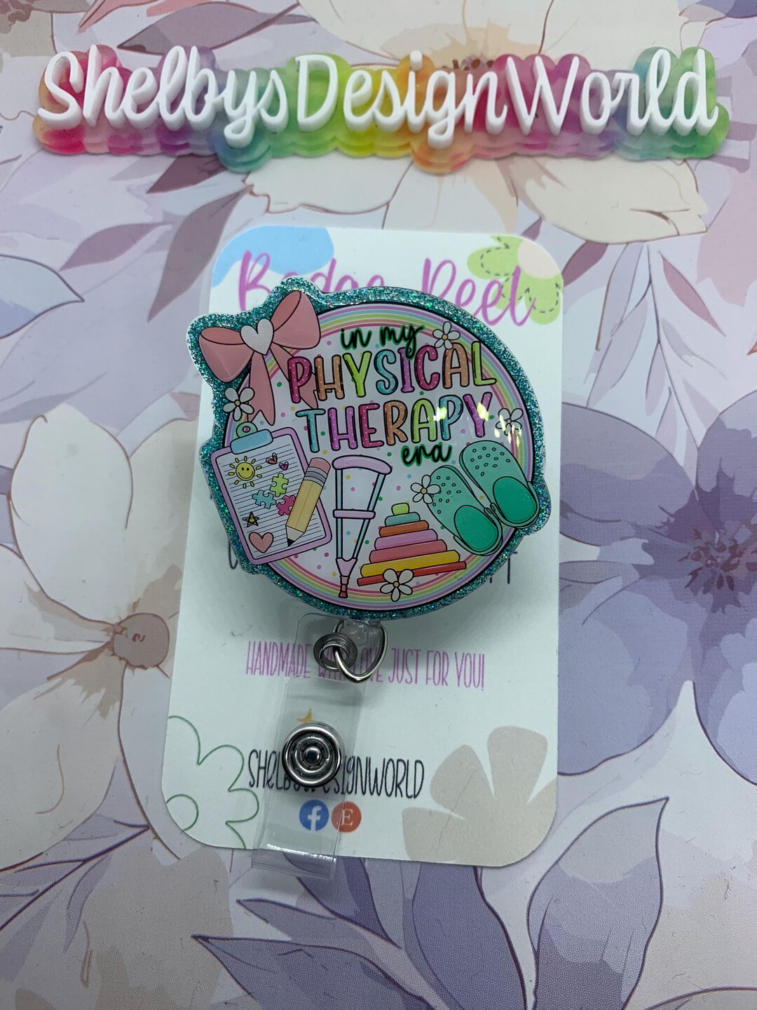 PHYSICAL THERAPY Badge Reel - Etsy