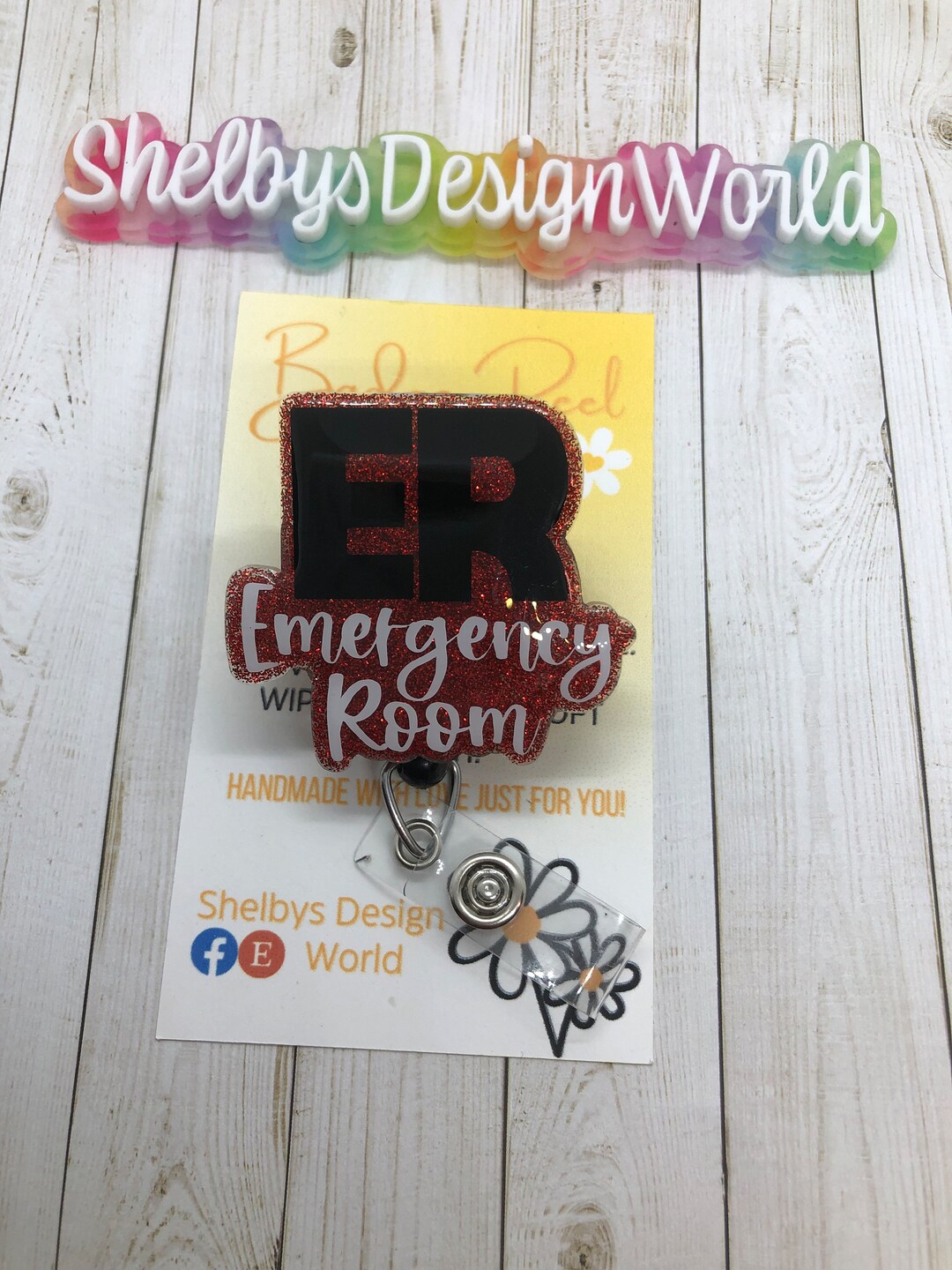 Emergency Room Badge Reel - Etsy