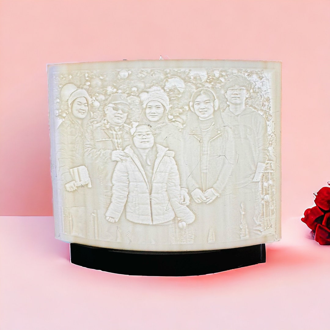Personalized Lithophane - 3D Printed Custom Light Image | USB Light and ...