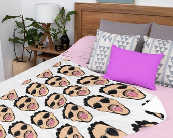 Bad Bunny Blanket - Etsy