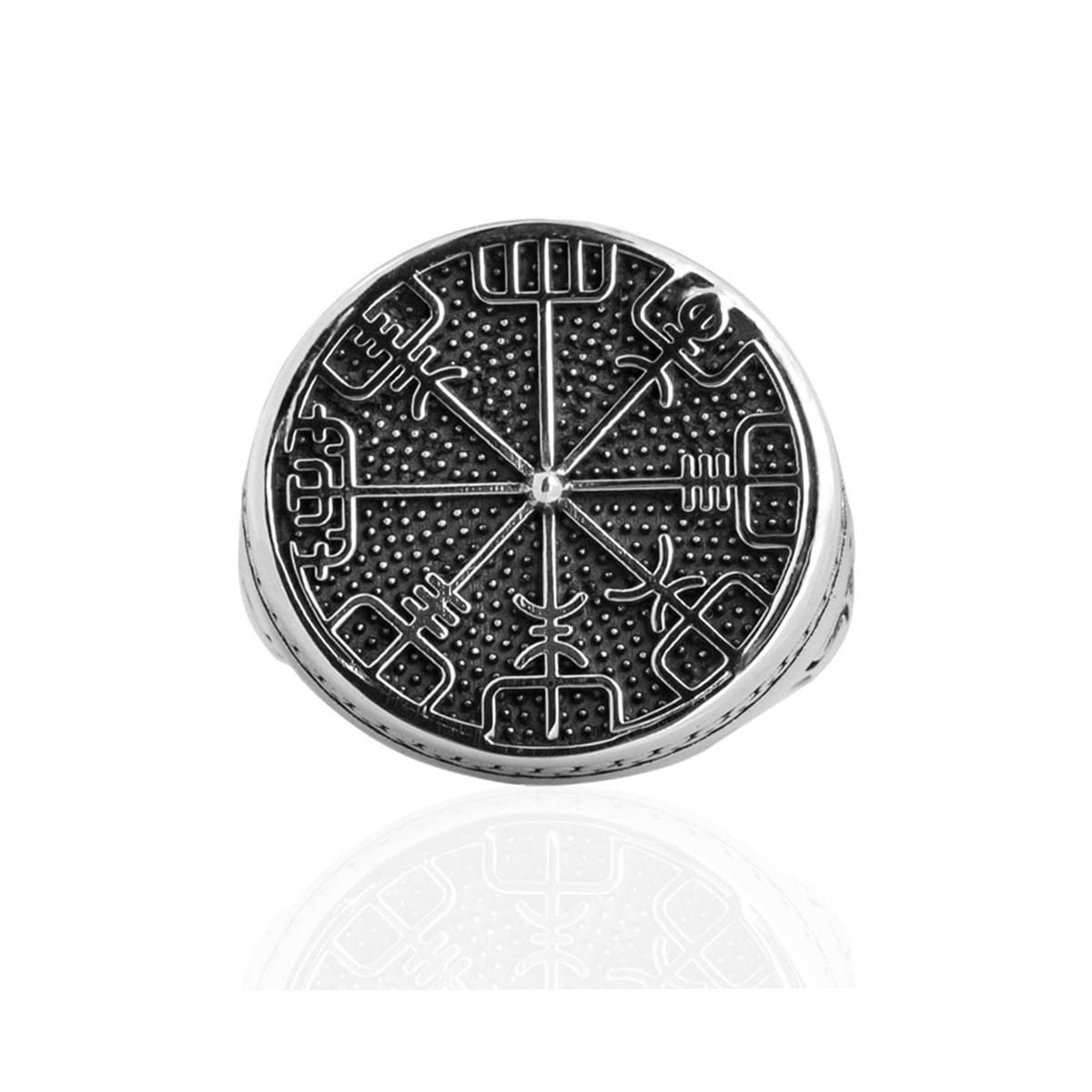 Silver Viking Compass Ring | Wayfinder Jewelry Viking Vegvisir Ring ...