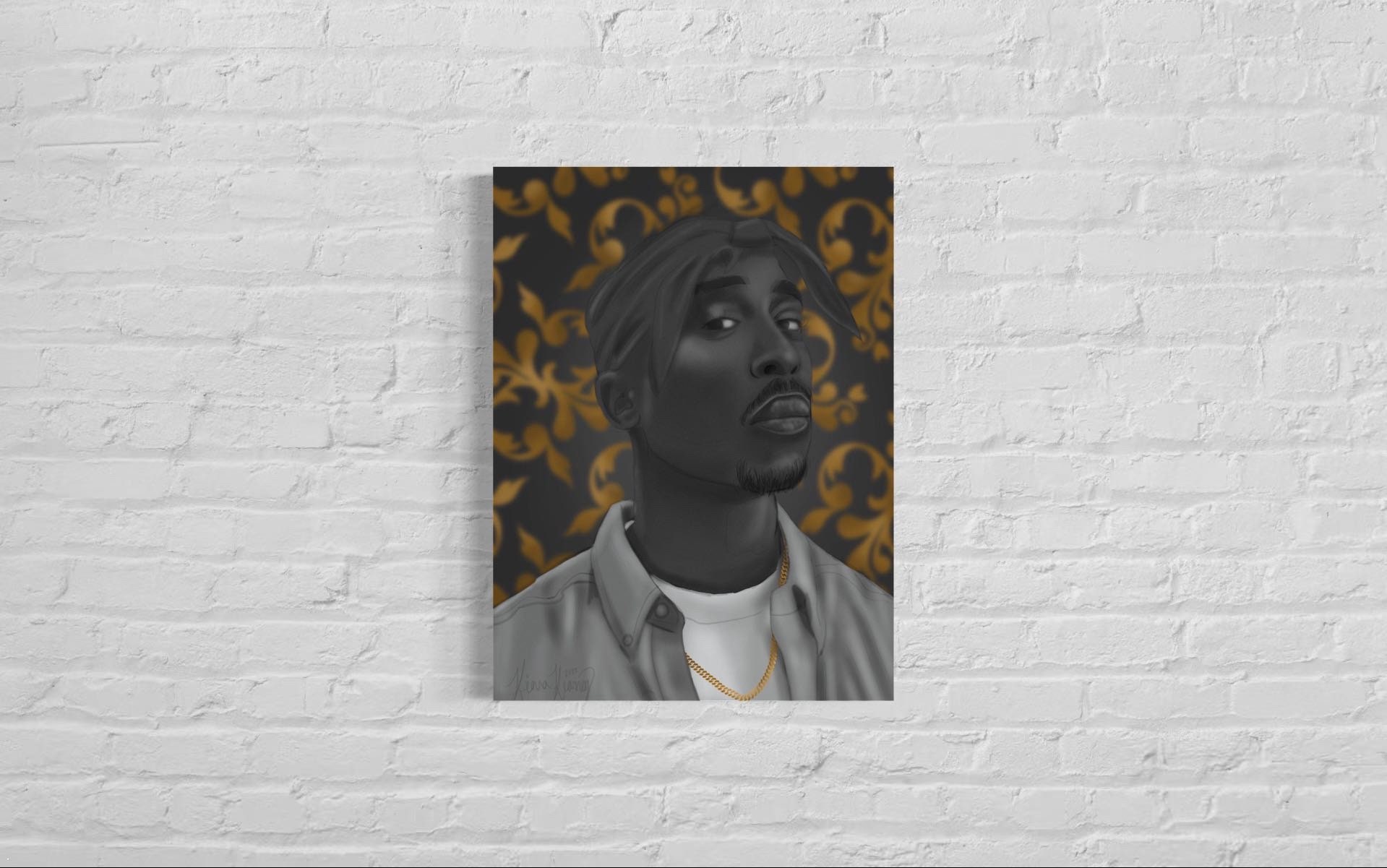Tupac Wall Art Tupac Shakur Poster Black Art - Etsy