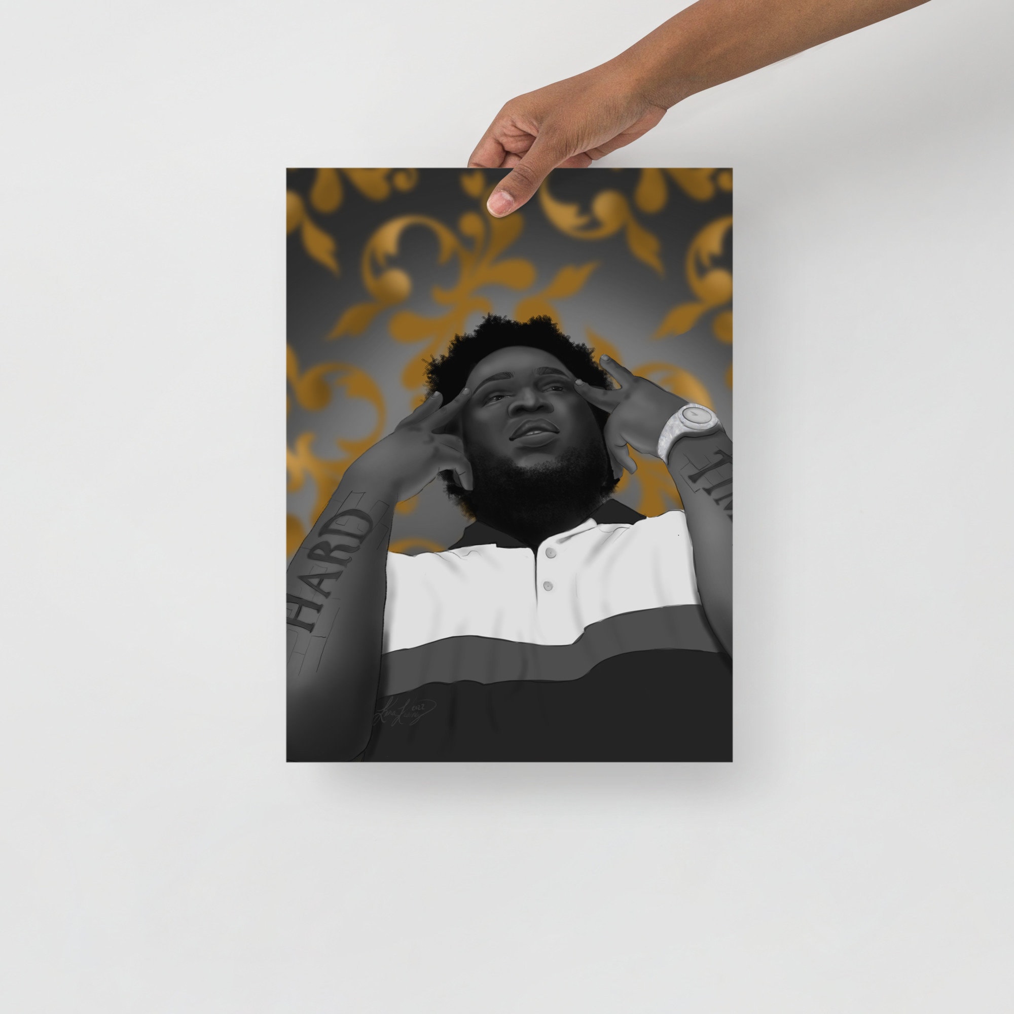 Rod Wave Poster Print | Rapper Poster | Wall Art - Etsy