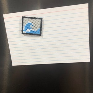 Set of 5 Famous Art Mini Perler Bead Magnets - Etsy