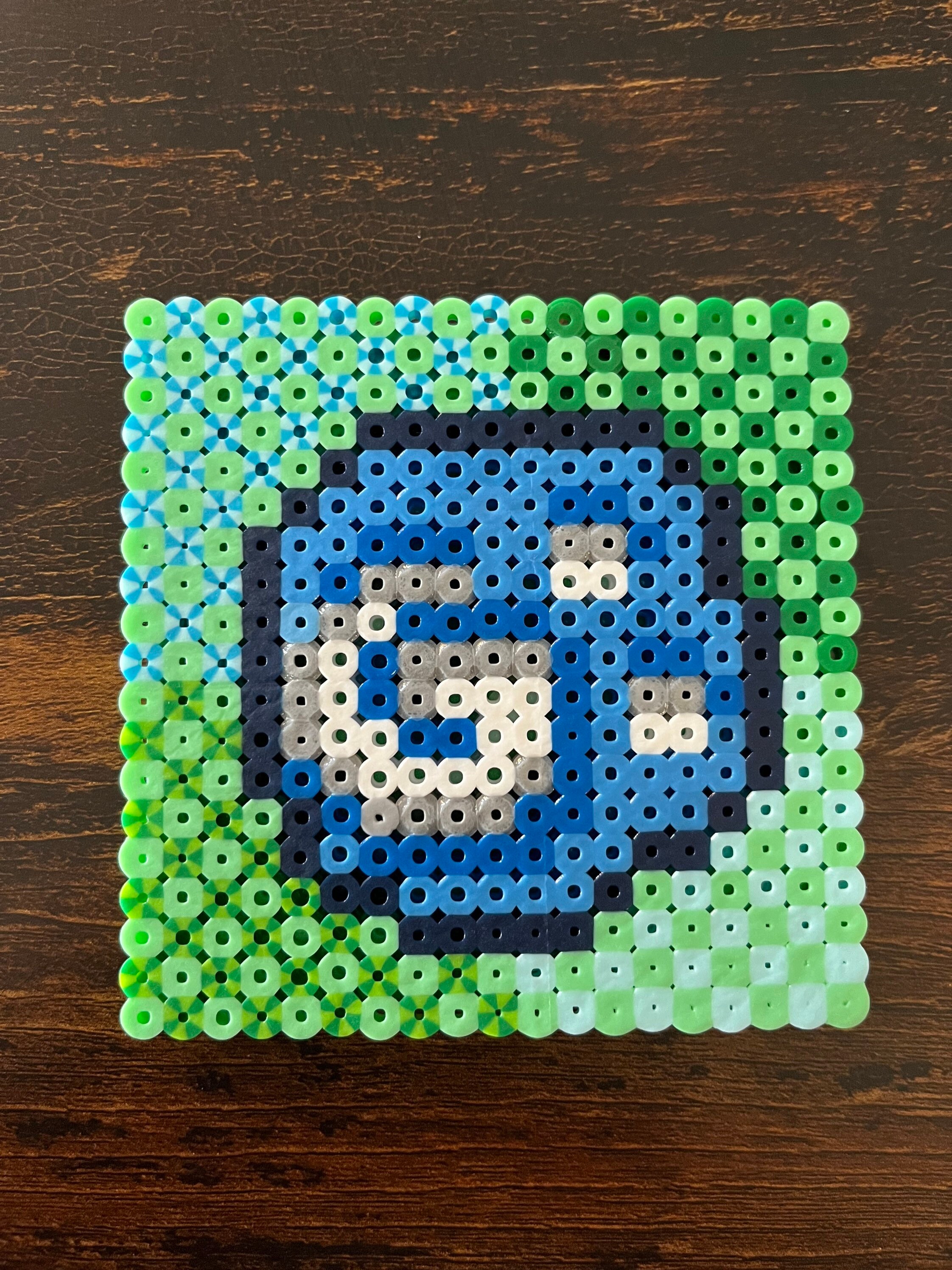 Animal Crossing Perler Bead Coasters Gyroid Leaf Fossil - Etsy