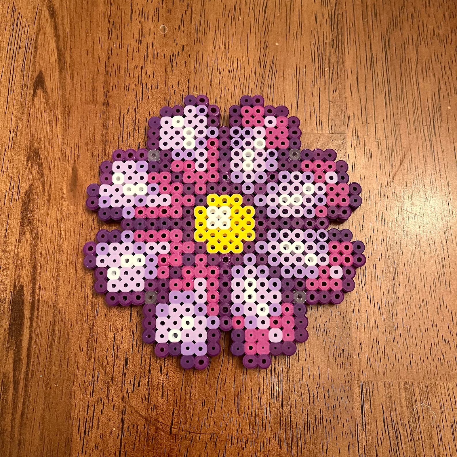 Perler Bead Ombre Flower Daisy Coaster - Etsy