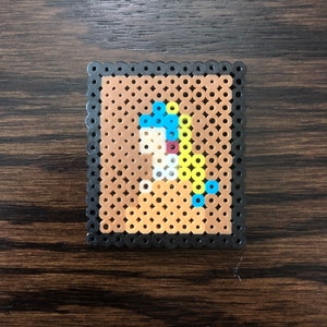 Set of 5 Famous Art Mini Perler Bead Magnets - Etsy