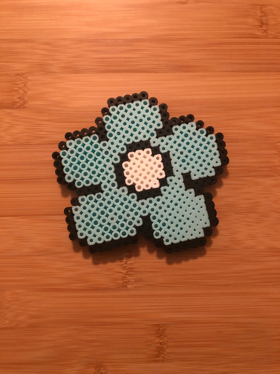 Pastel Flower Perler Bead Coasters - Etsy