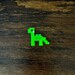 Mini Perler Bead Dinosaur Refrigerator Magnets Set - Etsy