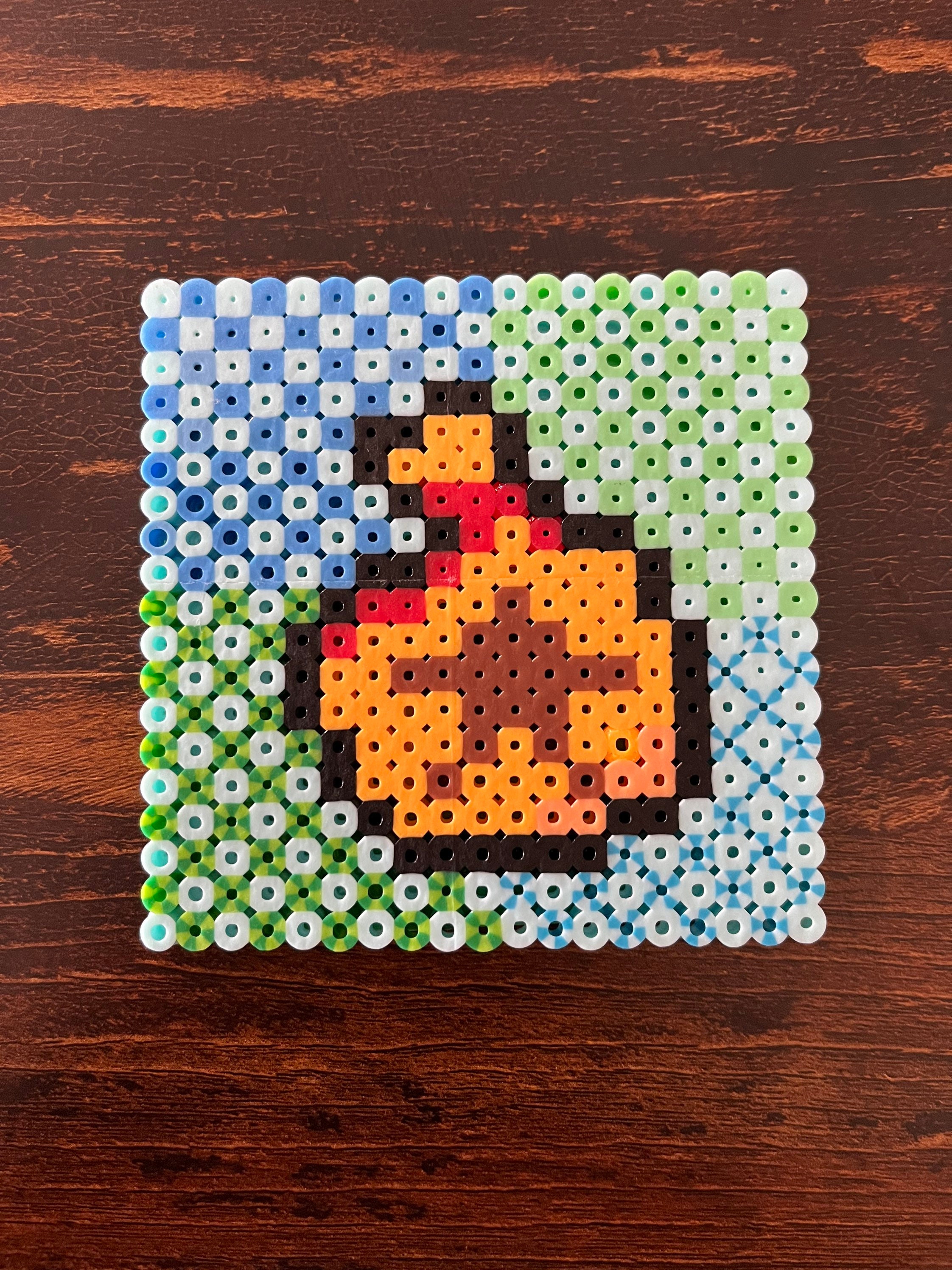 Animal Crossing Perler Bead Coasters - Gyroid, Leaf, Fossil, Bells Bag ...