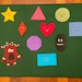 Shape Monster Felt Set, Felt Story, Flannel Board Story, Teacher ...
