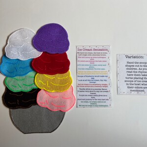 Ice Cream Sensation Felt Rhyme /circle Time/storytime Activity ...