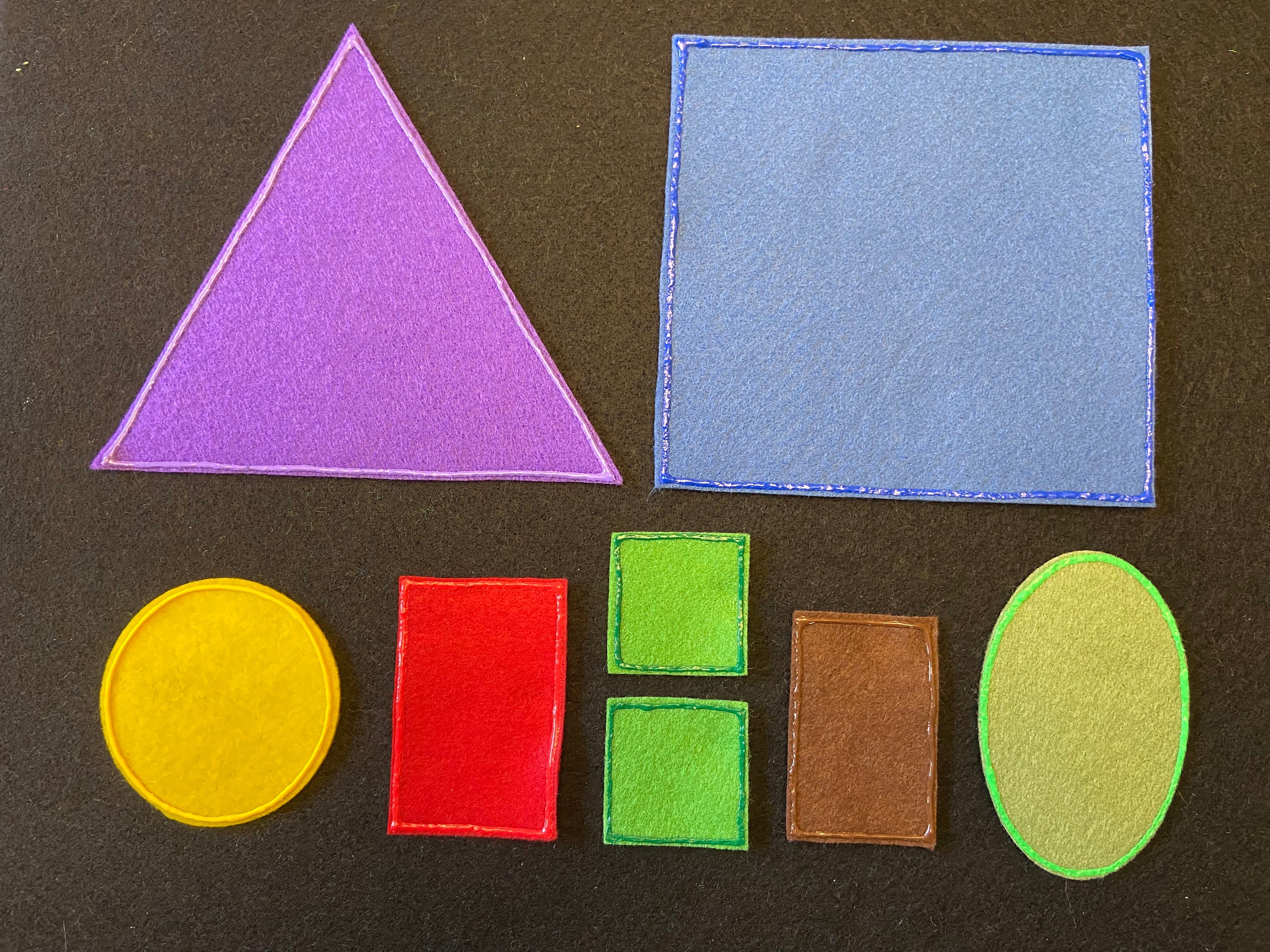 Shape House Felt Story //felt Board Story //felt Set // Circle Time ...