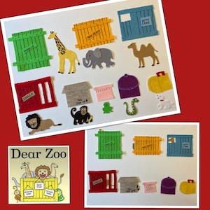 Dear Zoo Felt Story/circle Time/storytime Activity/preschool/teacher ...