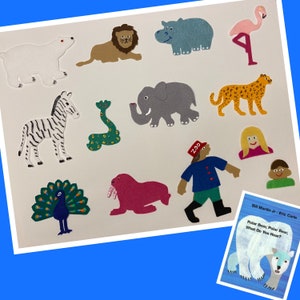 Polar Bear, Polar Bear, What Do You Hear? Felt Story// Teacher Resource ...