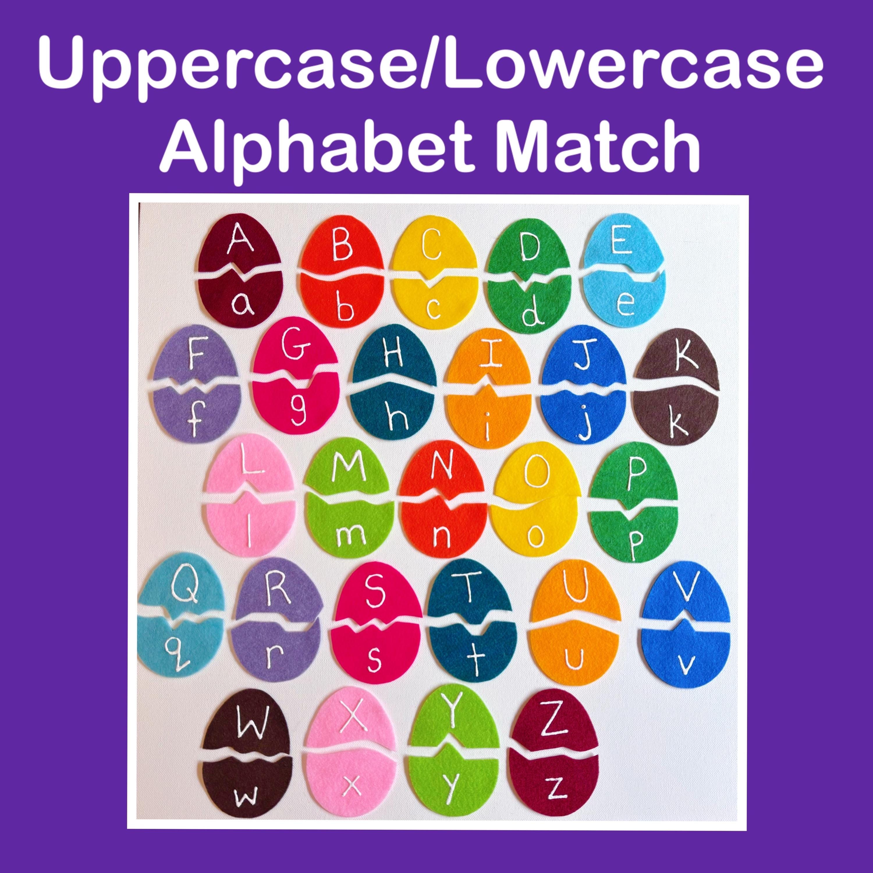 Felt Alphabet Egg Match Game, Preschool Learning Toy - Etsy