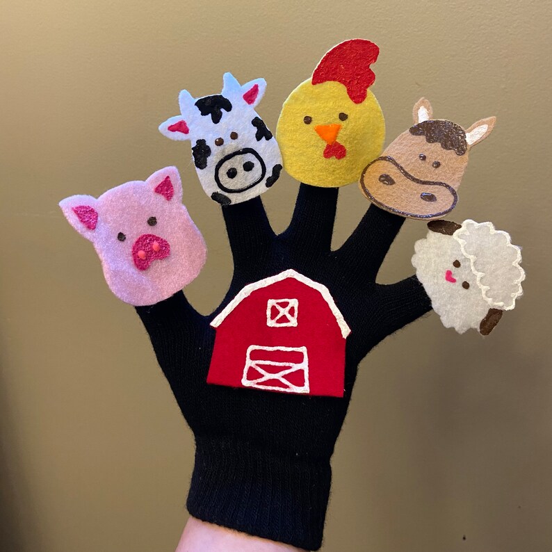 Story Glove Felt Set //felt Board Story //felt Set // Circle - Etsy