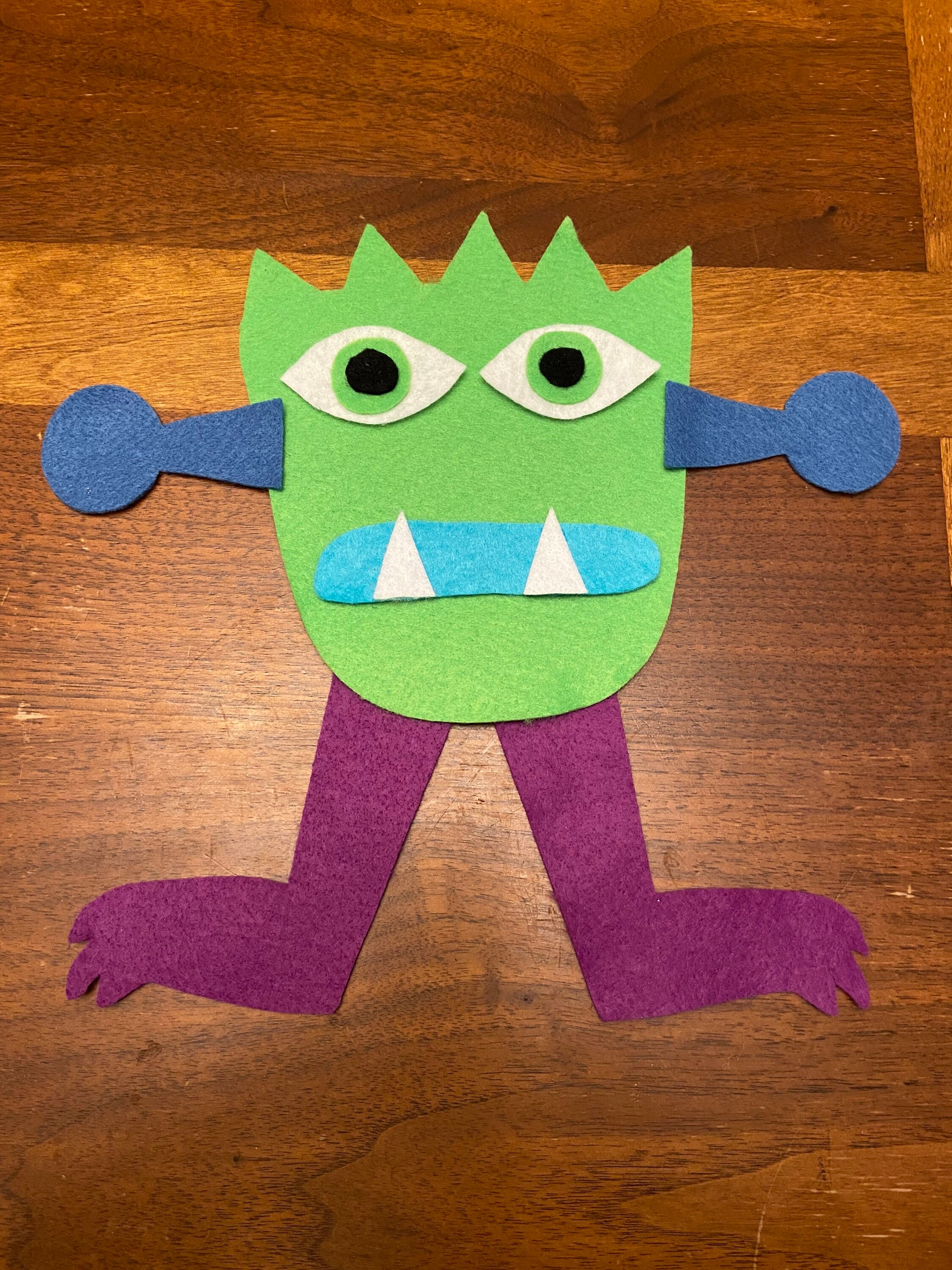 Make a Monster Felt Set/circle Time/storytime Activity/preschool ...
