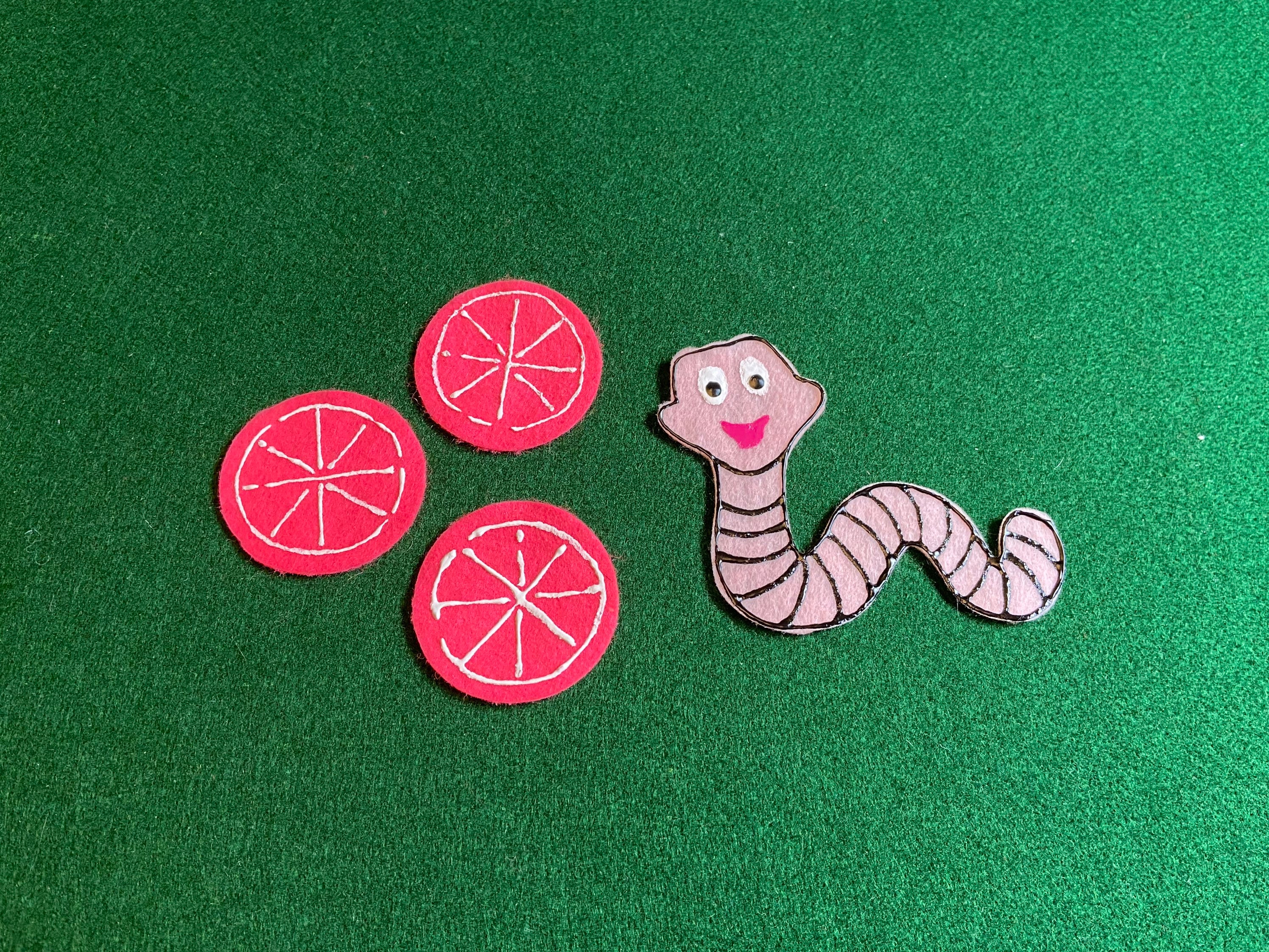 Herman the Worm Felt Story Set, Preschool Circle Time - Etsy Canada