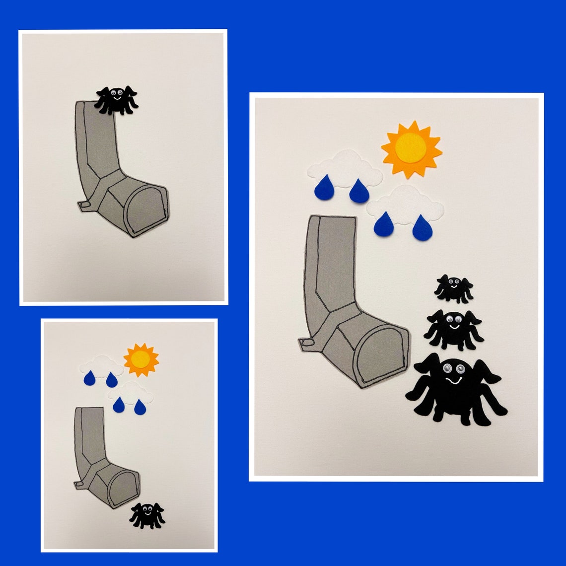 Itsy Bitsy Spider Felt Set Combo Pack/circle Time/storytime Activity ...