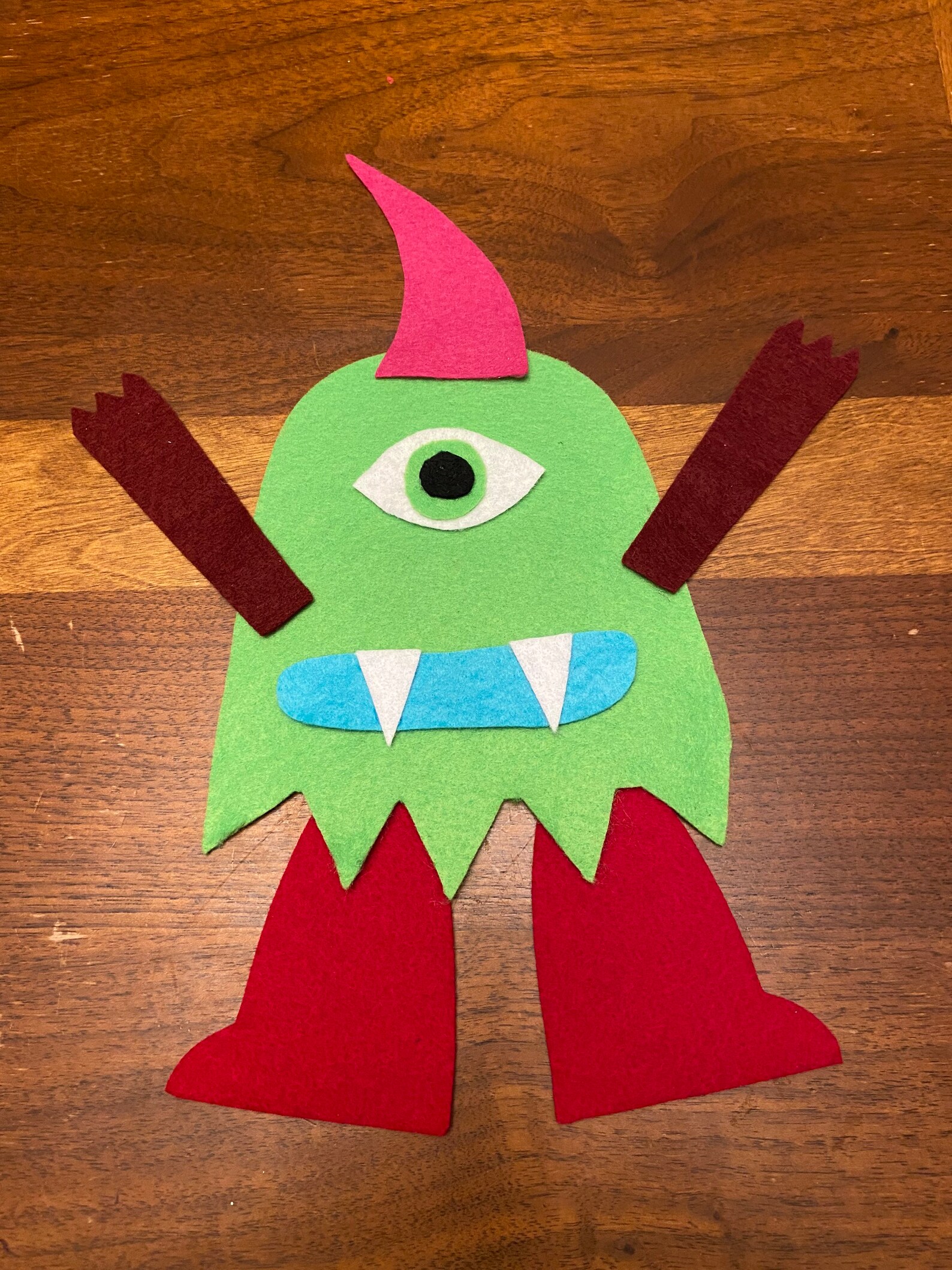 Make a Monster Felt Set/circle Time/storytime Activity/preschool ...