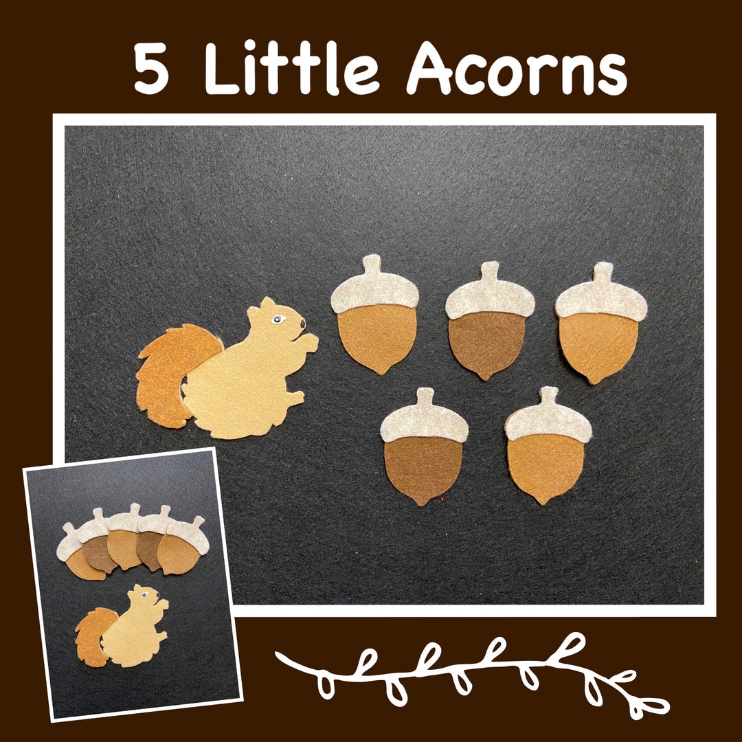 Fall Story Time Felt Set, Felt Story, Flannel Board Story, Teacher ...