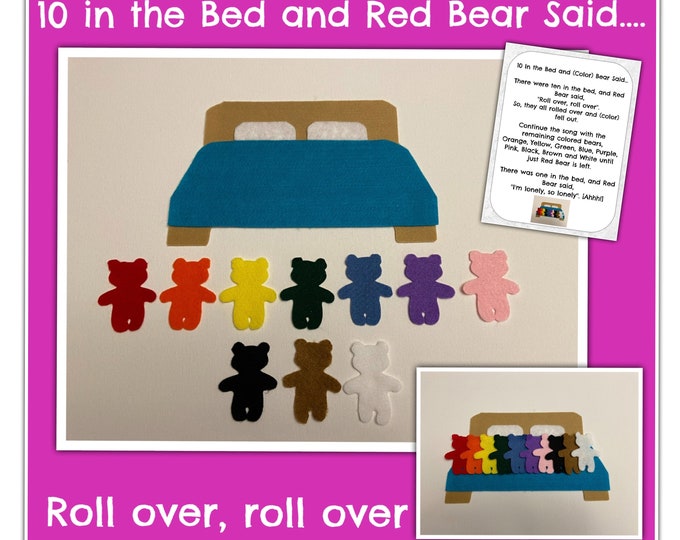 Children Felt Board Song Set: Rainbow Stew - Etsy Canada