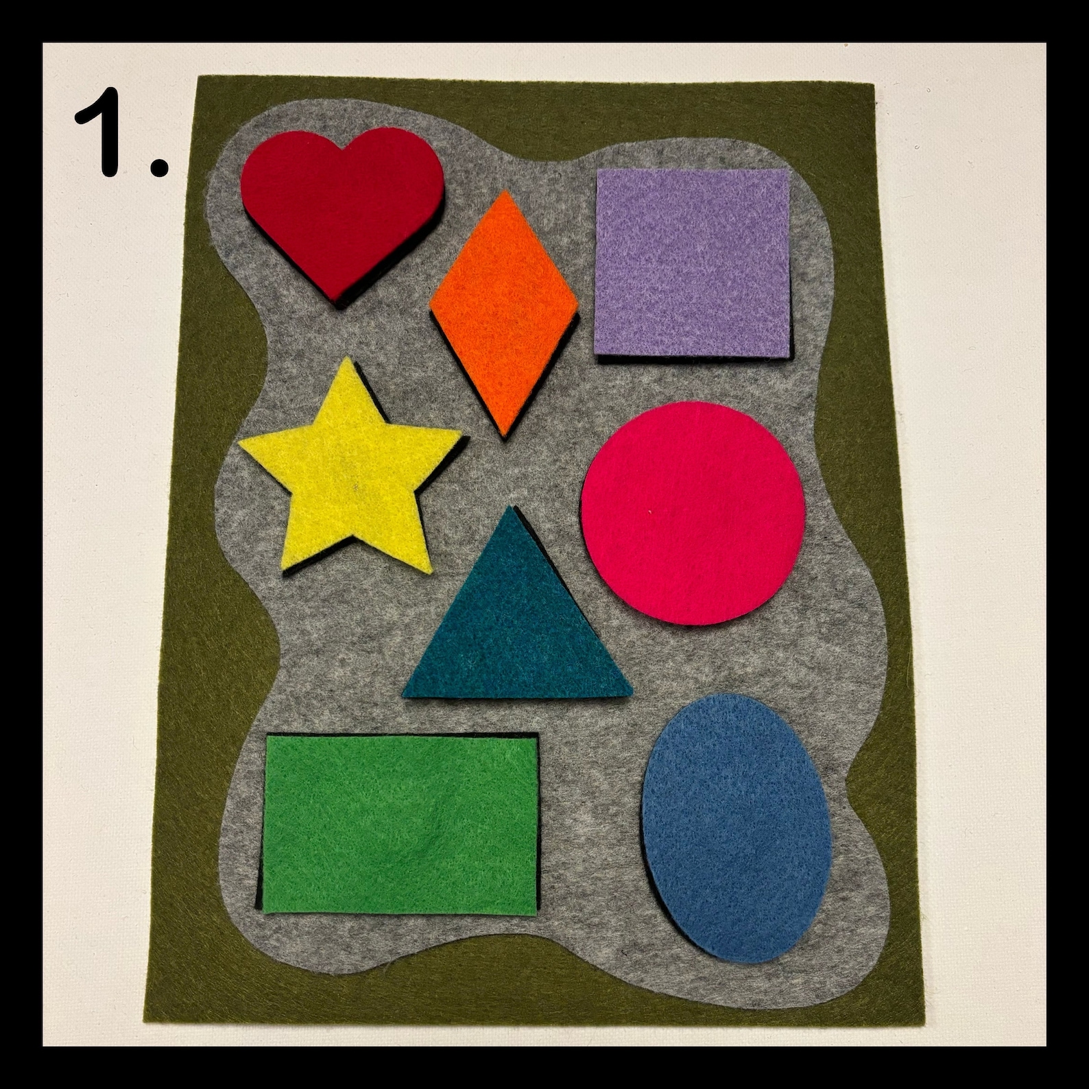 Educational Interactive Play Mat/ Toddler Activity/ Gift/ Travel ...