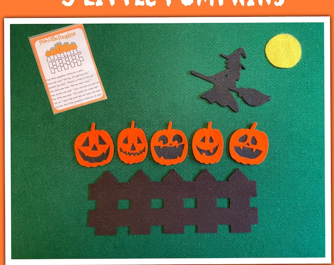 Halloween Story Time Felt Set, Felt Story, Brown Owl, Circle Time ...