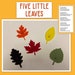 Fall Story Time Felt Set, Felt Story, Flannel Board Story, Teacher ...